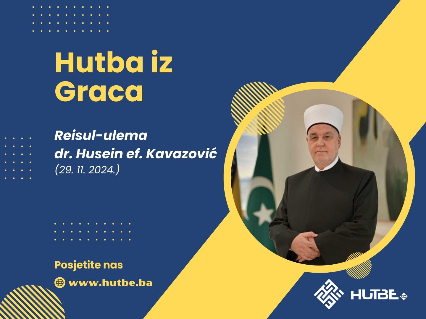 Reisul-ulema dr. Husein ef. Kavazović – Hutba iz Graca – 29. 11. 2024 - Hutbe.ba